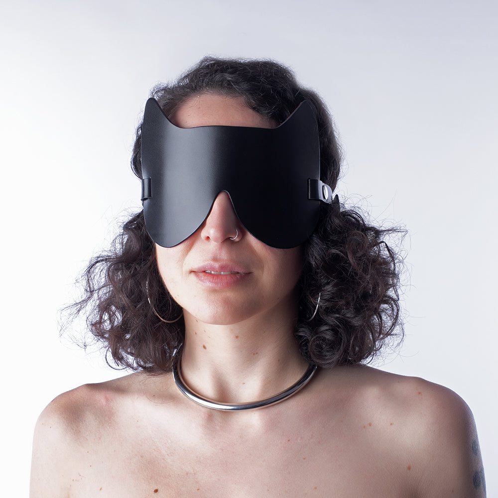 Blindfold Mask. Sensory Deprivation Mask. BDSM mask.